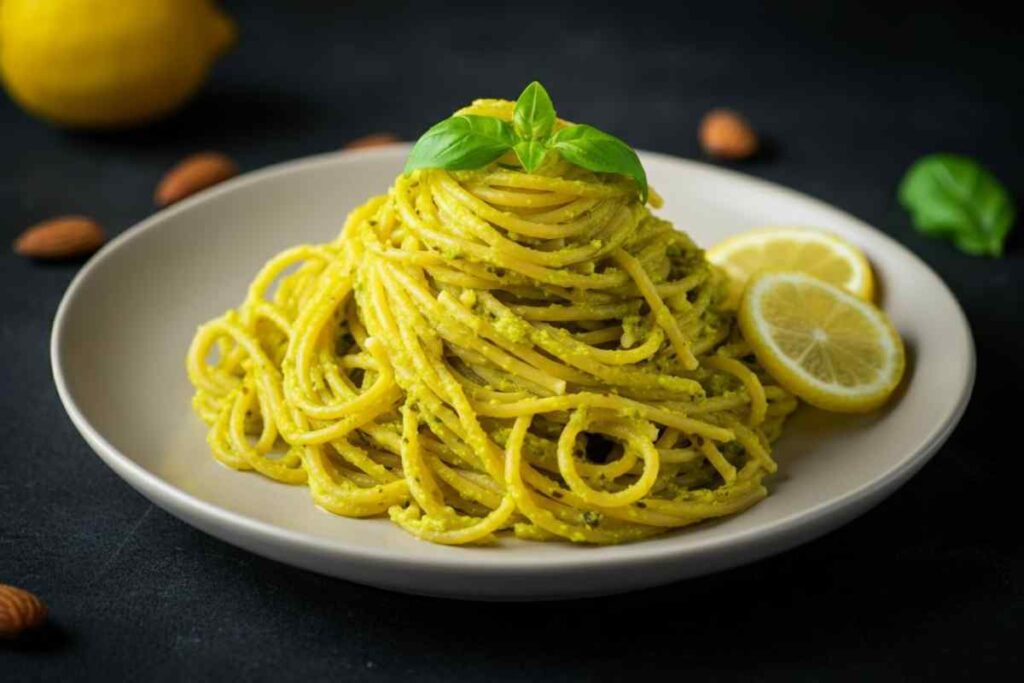 Fresco e irresistibile: la pasta con limoni e mandorle fatta in casa ...